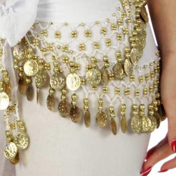 Accessories | Belly Dancer Sash With Gold Coins | Poshmark